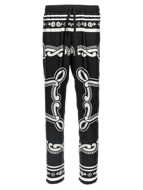 Dolce & Gabbana Silk Pants - Multicolor