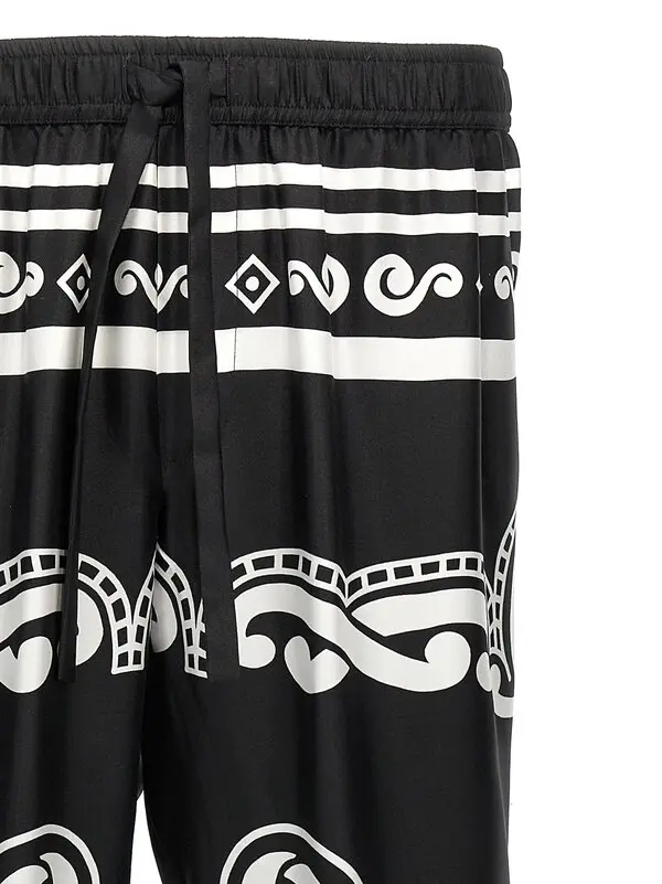 Dolce & Gabbana Silk Pants - Multicolor