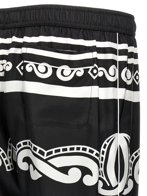 Dolce & Gabbana Silk Pants - Multicolor