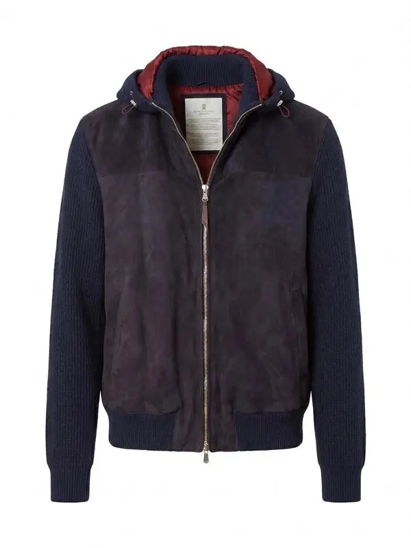Brunello Cucinelli Leather Bomber - Multicolor