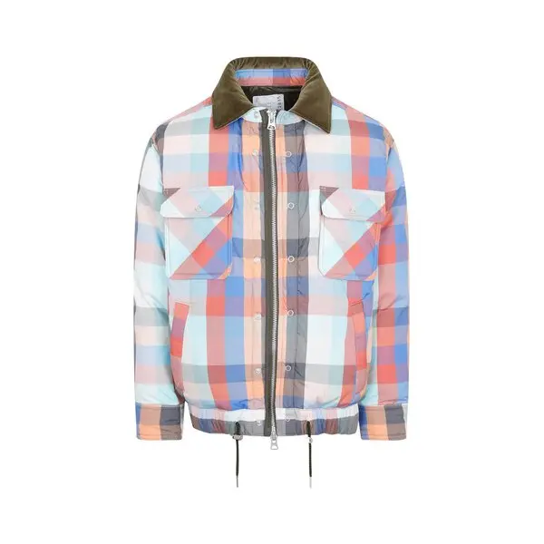 Sacai Plaid Padded Blouson