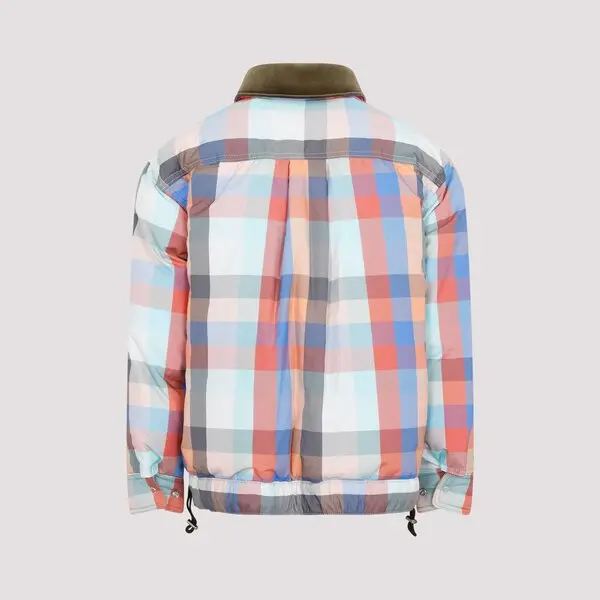 Sacai Plaid Padded Blouson - Multicolor