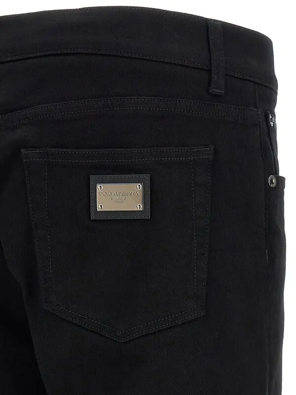 Dolce & Gabbana Logo Plaque Jeans