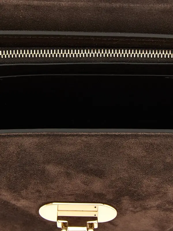 Valentino Garavani Rockstud' Small Shoulder Bag - Brown