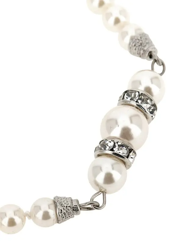 Alessandra Rich Glass Pearl Necklace