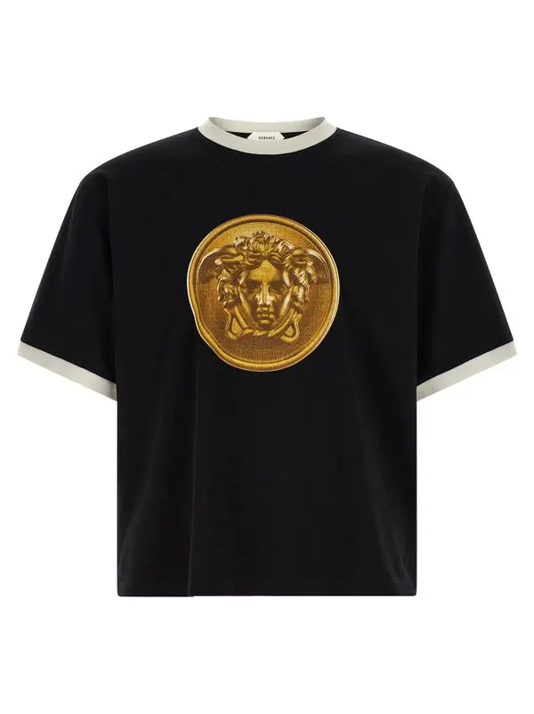 Versace Medusa Coin' T-shirt - Black