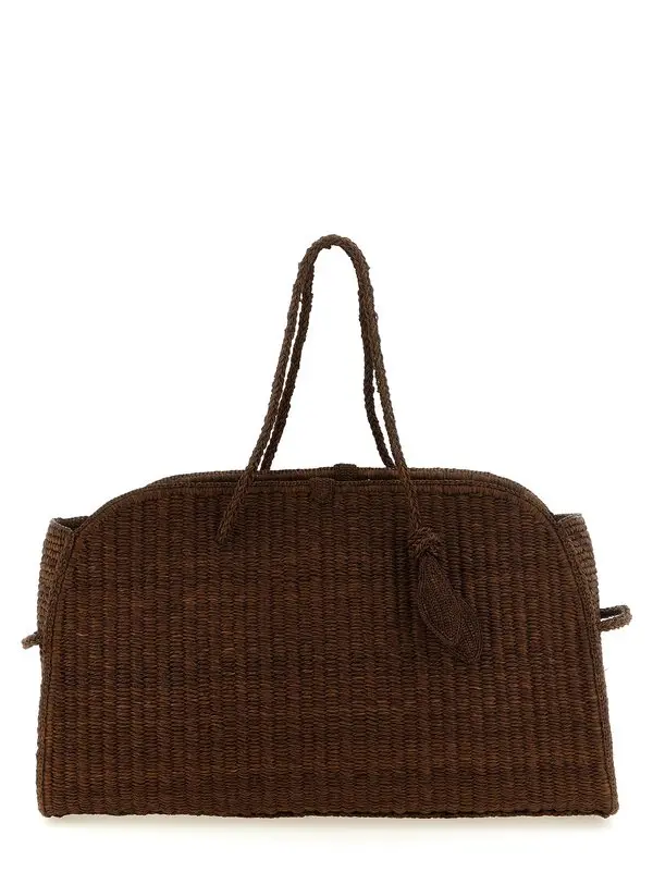 Jacquemus Le Grand Turismo Raphia Shopping Bag - Brown