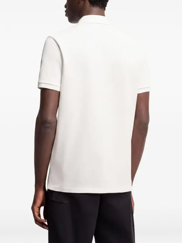 Moncler Logo Cotton Polo Shirt