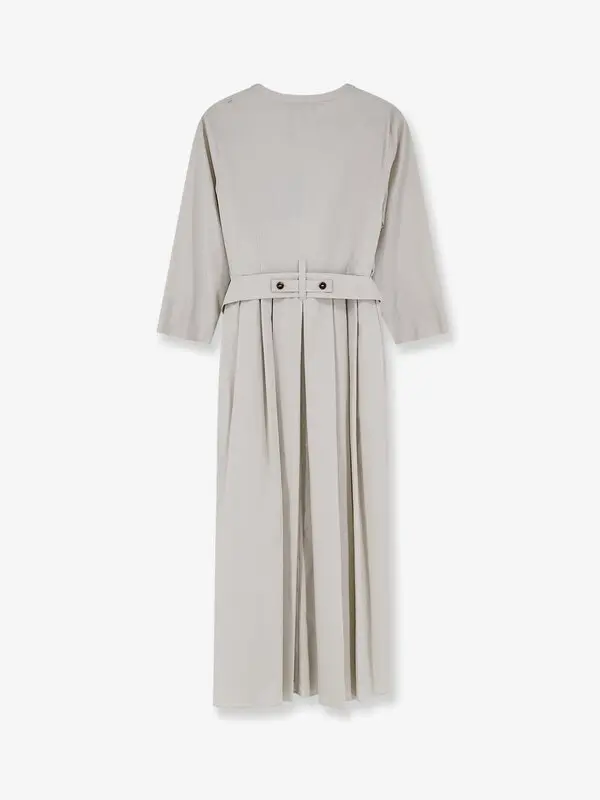Max Mara Cotton Midi Dress - Multicolor