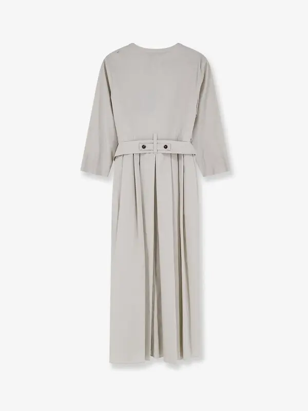 Max Mara Cotton Midi Dress - Multicolor
