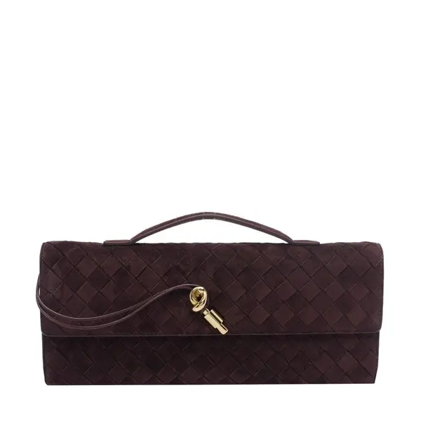 Bottega Veneta Andiamo Clutch - Red