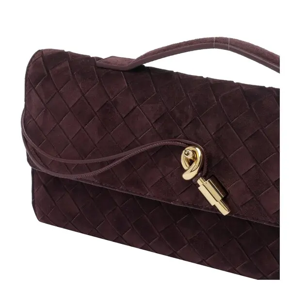 Bottega Veneta Andiamo Clutch - Red