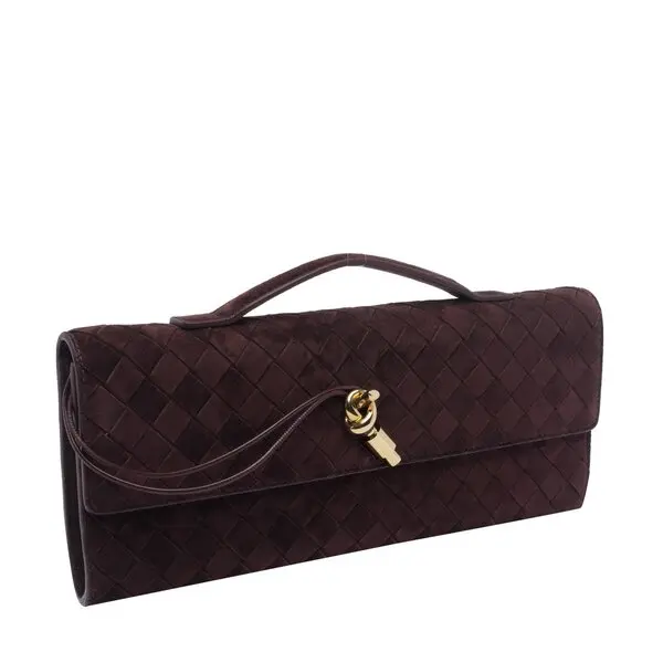 Bottega Veneta Andiamo Clutch - Red