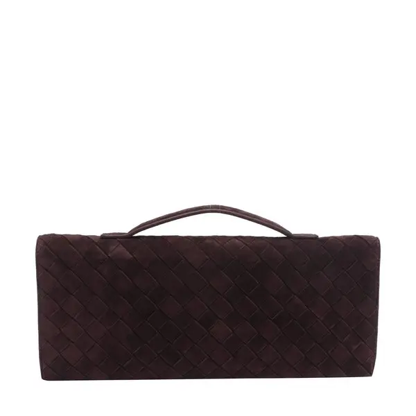 Bottega Veneta Andiamo Clutch - Red
