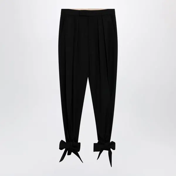 Chloé Pleated Fluid Crãªpe De Chine Trousers