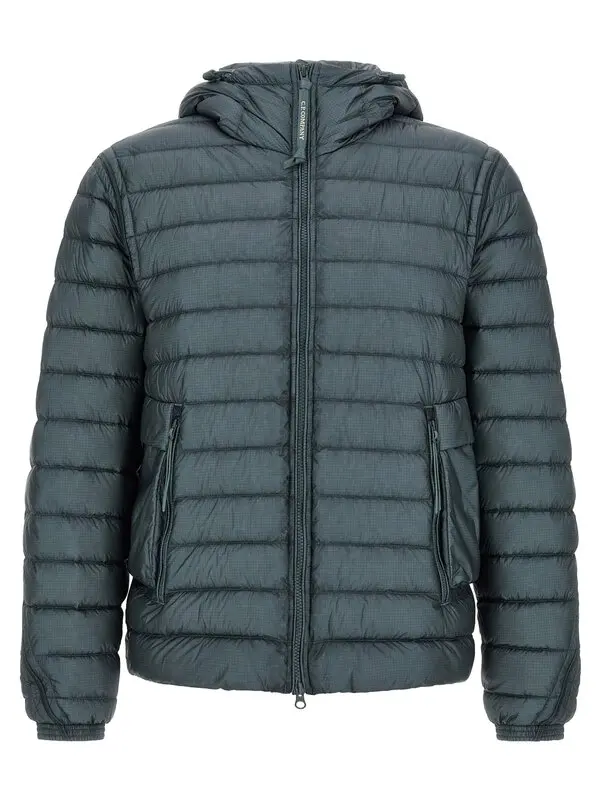 C.P. COMPANY Goggle Down Jacket - Blue