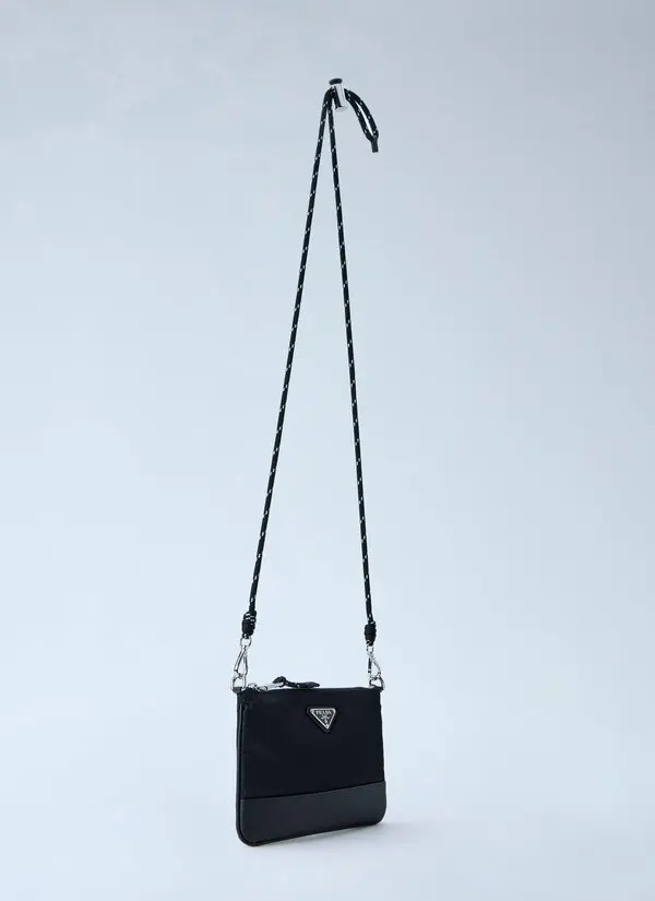 Prada Compact Crossbody Bag - Black