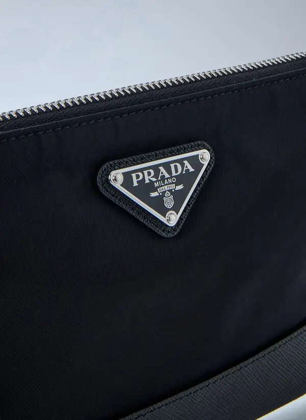 Prada Compact Crossbody Bag - Black