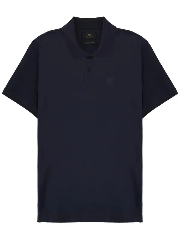 Belstaff Polo Steel Con Patch Logo