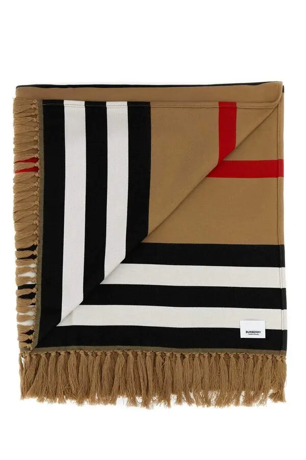 Burberry Embroidered Cotton Blanket