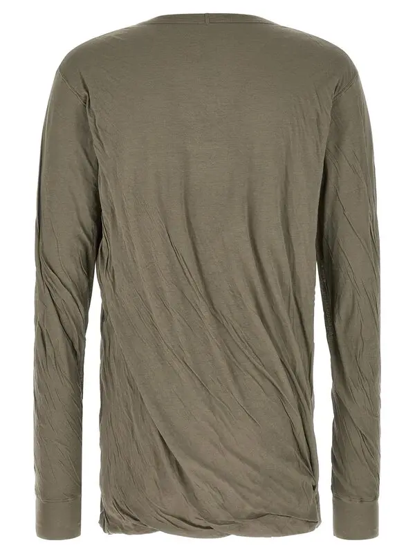 Rick Owens Jumbo Double Ls T' T-shirt - Gray