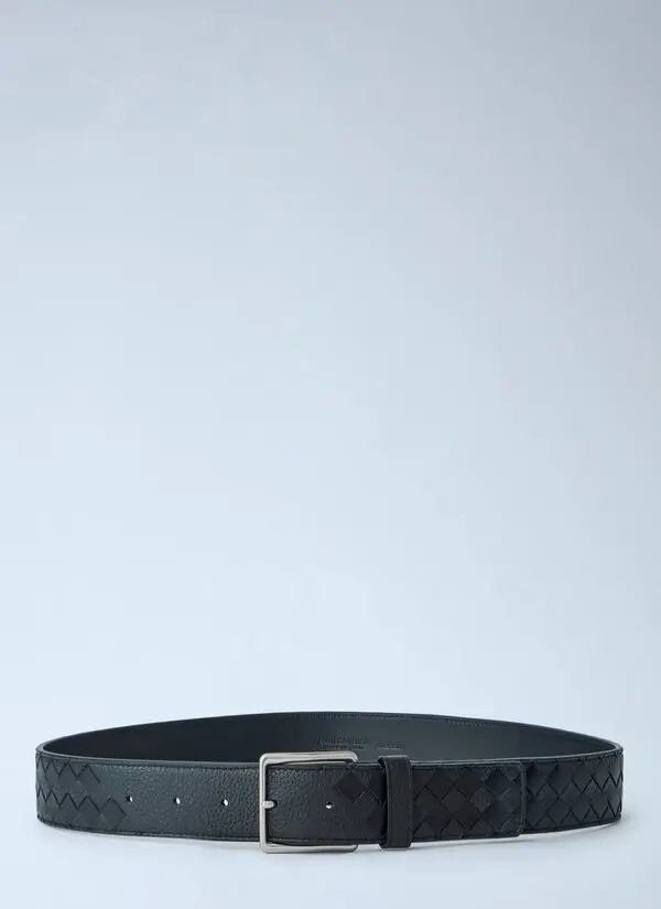 Bottega Veneta Woven Taurillon Leather Belt
