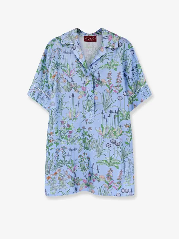 Gucci Printed Silk Shirt