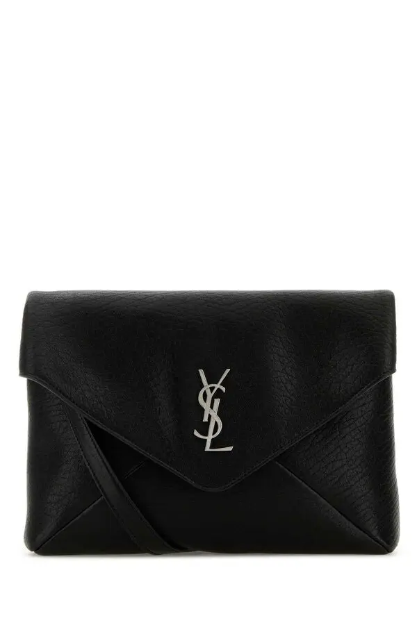 Saint Laurent Leather Cassandra Clutch