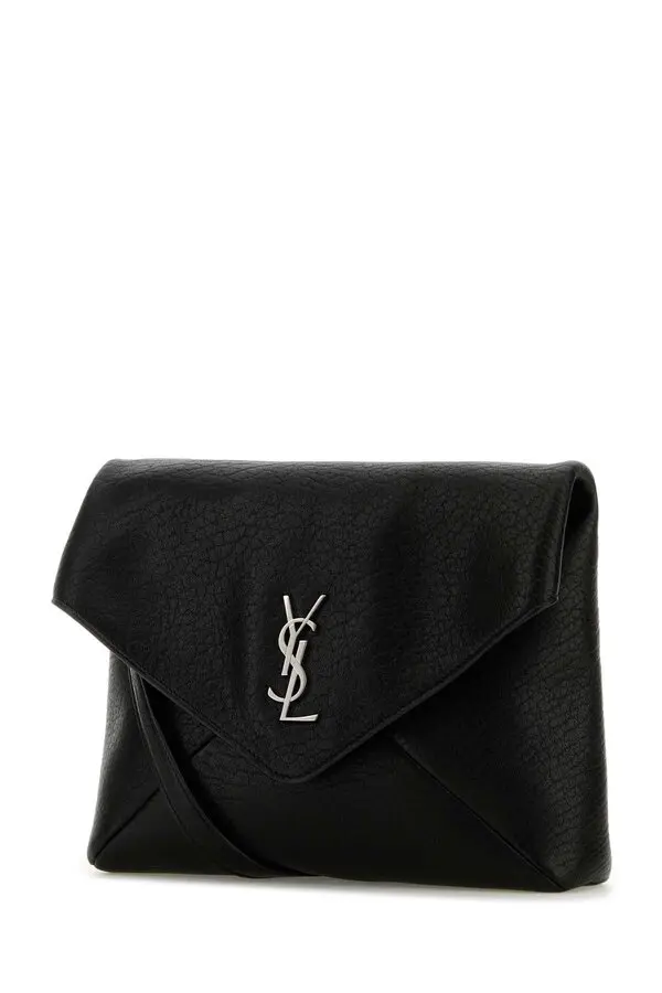 Saint Laurent Leather Cassandra Clutch