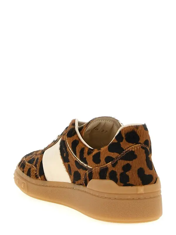 Valentino Garavani Upvillage Calfskin Leather Sneakers - Brown
