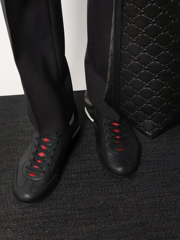 Gucci Shift Leather Sneakers
