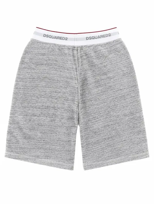 Dsquared2 Shorts Oversize Con Logo - Gray