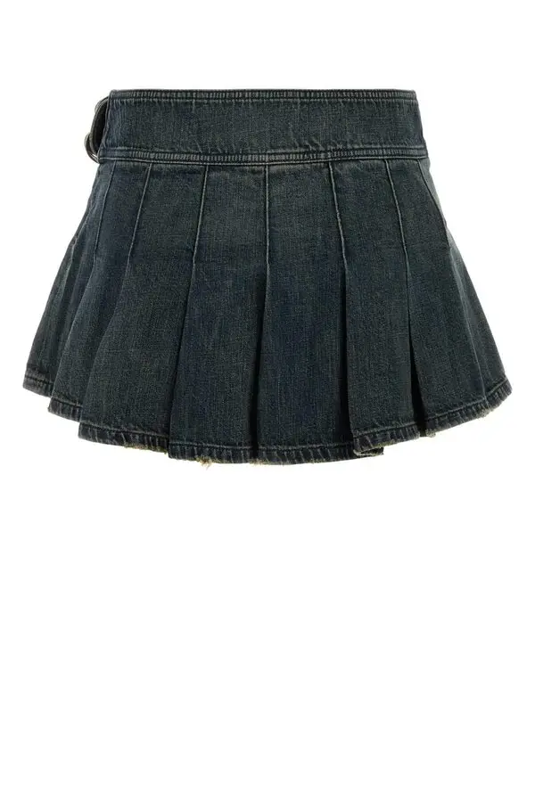Balenciaga Denim Mini Skirt