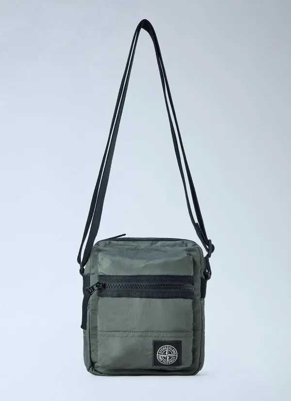 Stone Island Compact Crossbody Bag - Green