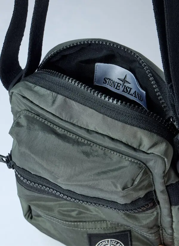 Stone Island Compact Crossbody Bag - Green