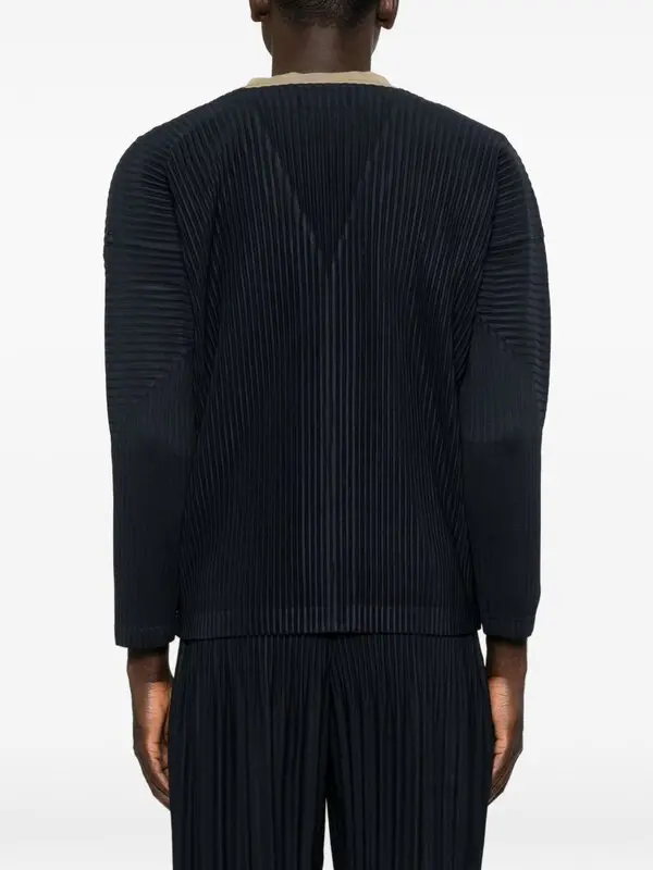 Issey Miyake Pleated Cardigan - Multicolor