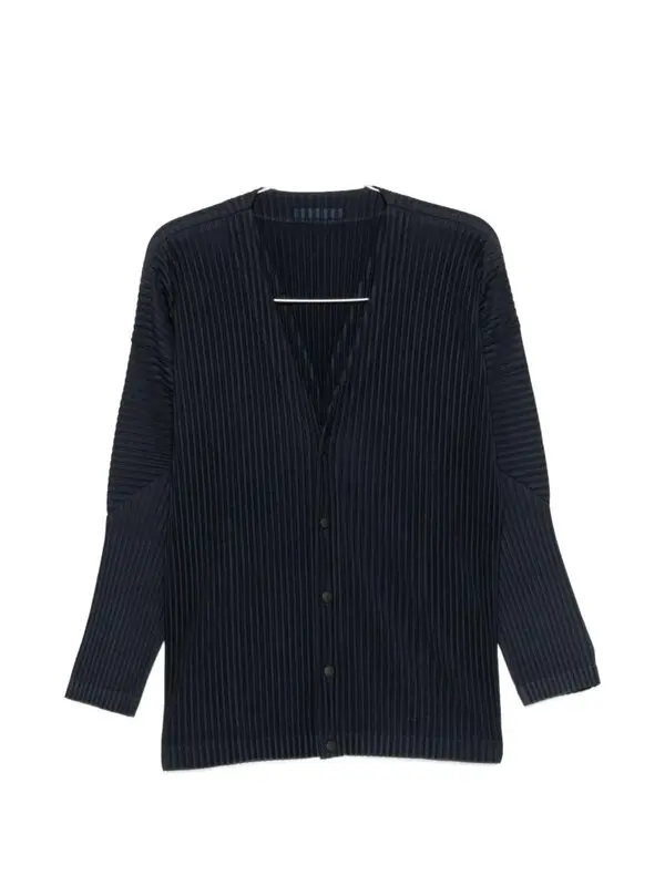 Issey Miyake Pleated Cardigan - Multicolor