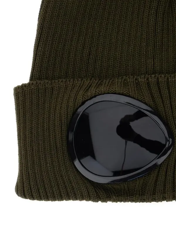 C.P. COMPANY Cotton Ribbed Beanie Cap