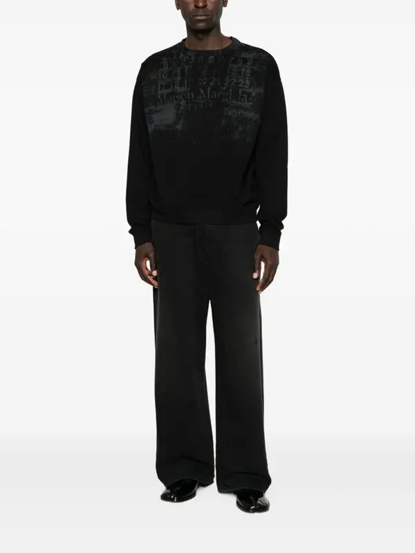 MAISON MARGIELA Logo Cotton Sweathirt - Multicolor