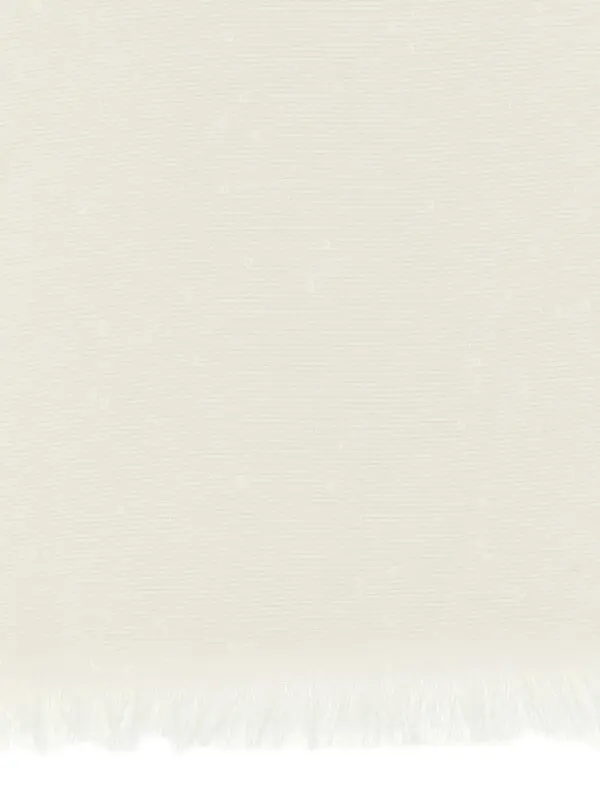 Brunello Cucinelli Diamante' Scarf - White