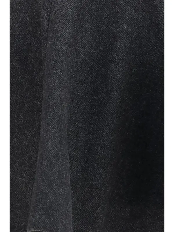 GANNI Wool Peacoat Skirt