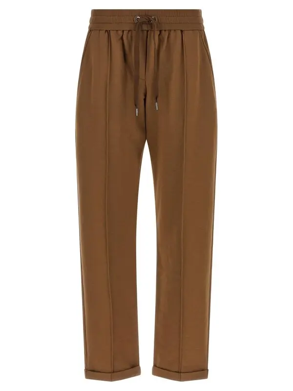 Brunello Cucinelli Cropped Flared Joggers