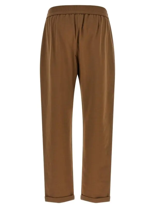 Brunello Cucinelli Cropped Flared Joggers