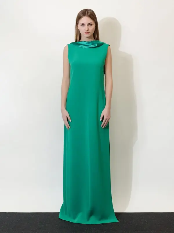 Max Mara Mxmeaere Long Dress - Green