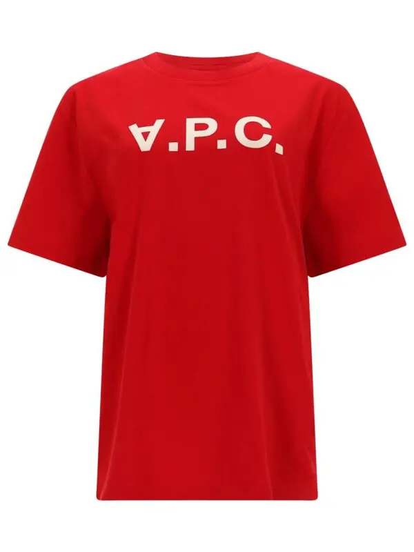 A.p.c. Logo T-shirt - Red