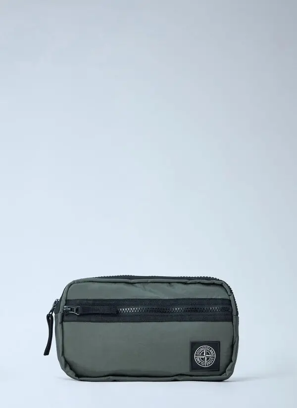 Stone Island Compact Nylon Pouch - Green