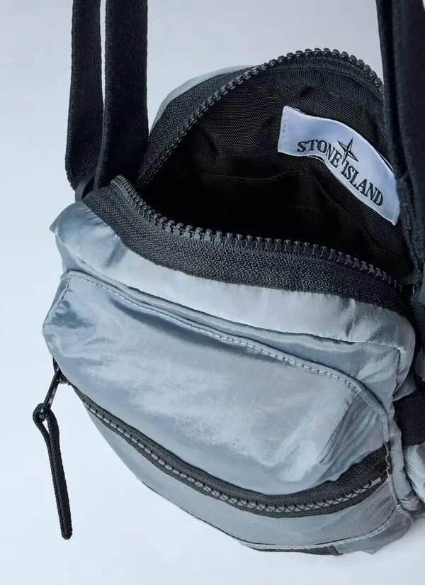 Stone Island Compact Crossbody Bag - Blue