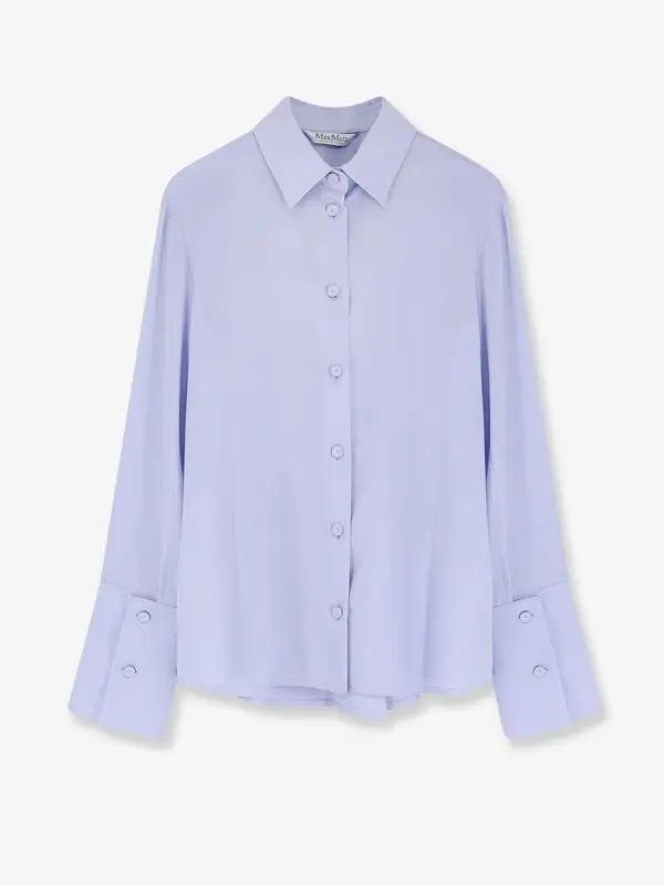 Max Mara Mxpvoliera Stretch Silk Shirt