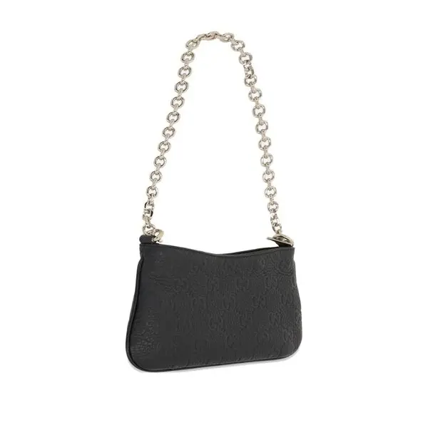 Gucci Calf Leather Shoulder Bag - Black