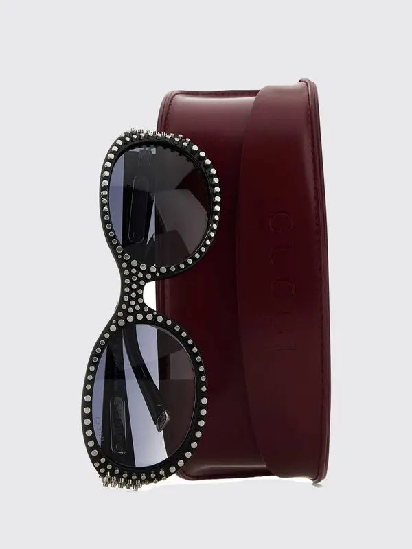 Gucci Rounded-frame Sunglasses In Acetate With Decorative Studs